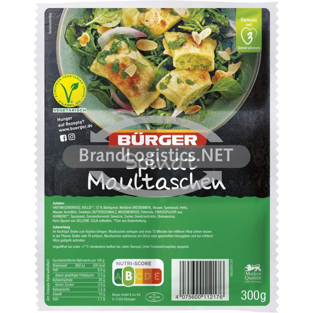 Bürger Spinat Maultaschen 300 g