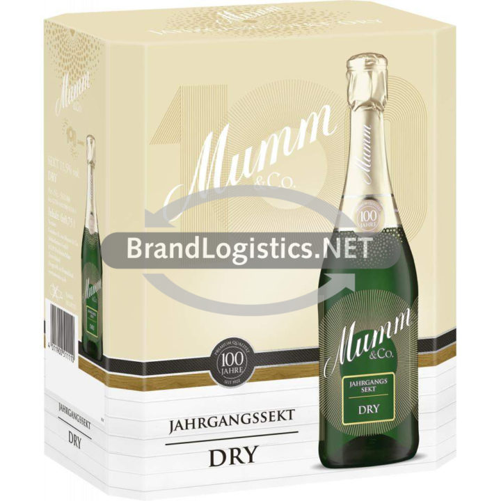 Mumm Dry Jahrgangssekt Sonderedition 6 x 0,75 l